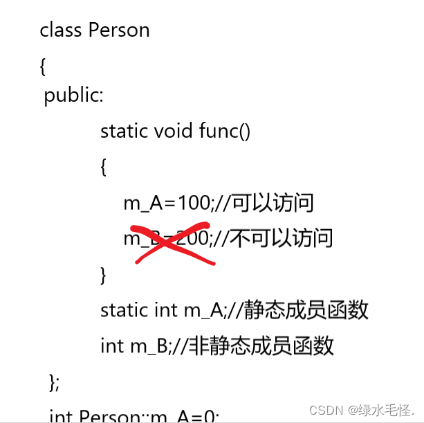 静态成员static-CSDN博客