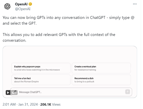 ChatGPT可与自定义GPTs一起使用，智能AI代理时代来啦！_多代理调用chatgpt-CSDN博客