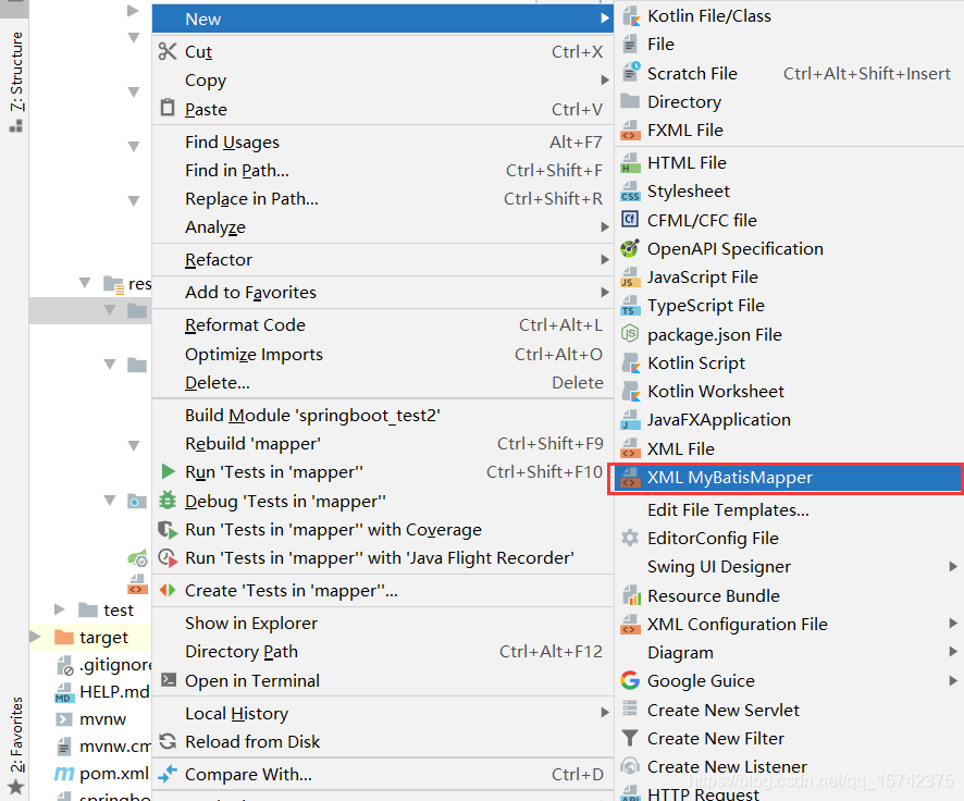 IDEA 项目创建Mapper的xml文件_idea mapper层快速生成xml文件-CSDN博客