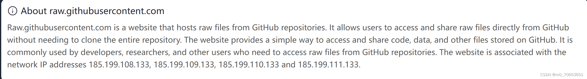 Cannot connect to host raw.githubusercontent.com问题解决_rawgithubusercontentcom跨域问题-CSDN博客