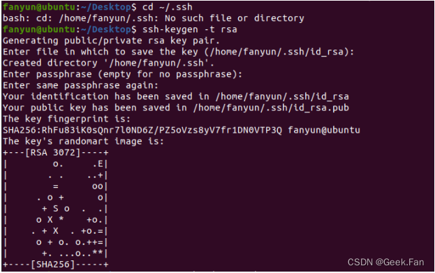 Ubuntu git生成ssh key配置github或者码云_ubantu搭建 git 系统用于项目代码的版本同步,客户本地生成 ssh key。-CSDN博客