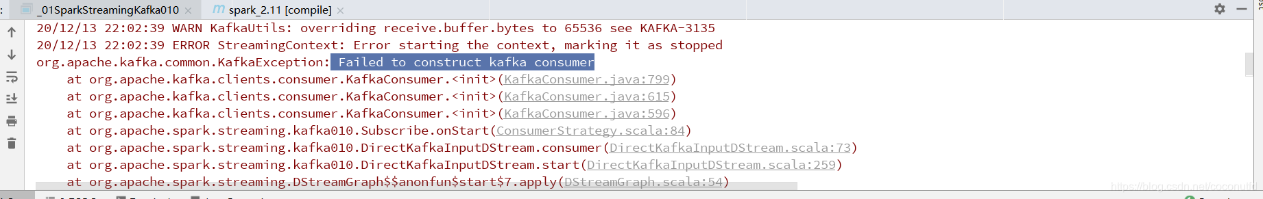 kafka 报错：Failed to construct kafka consumer-CSDN博客