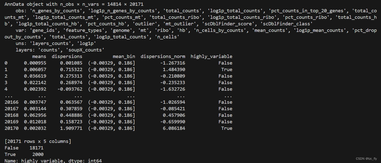 1.基于python的单细胞数据预处理-特征选择_python 单细胞-CSDN博客