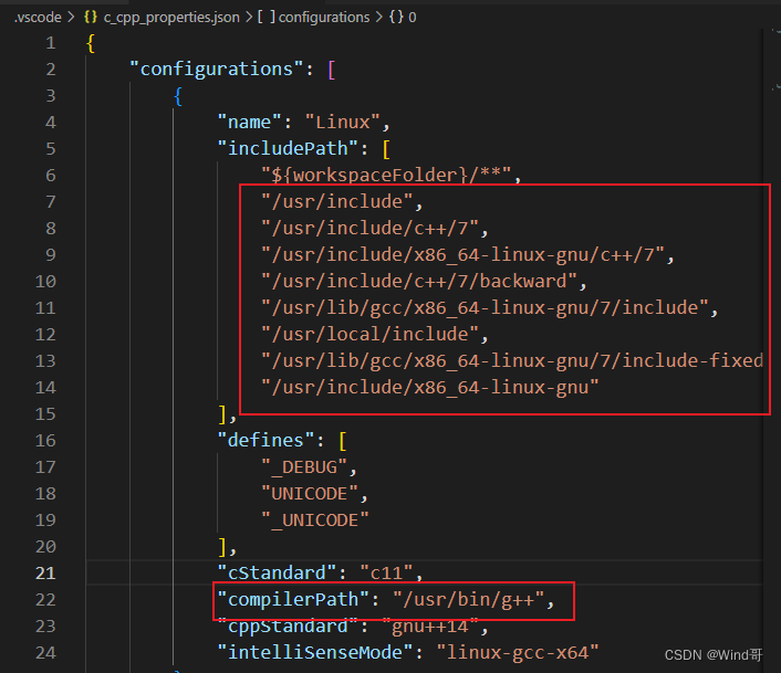 Vscode检测到include错误请更新includepath的解决方法ubuntu Vscode检测到 Include 错误解决方法 