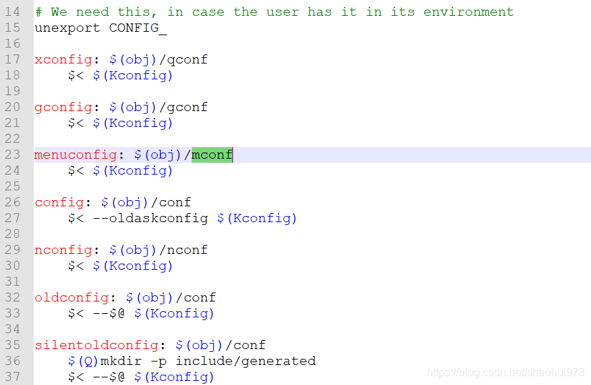 linux make xxxconfig执行过程_make config-CSDN博客