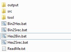 基于bat使用SRecord工具(支持bin/hex/s19文件格式转换)-CSDN博客