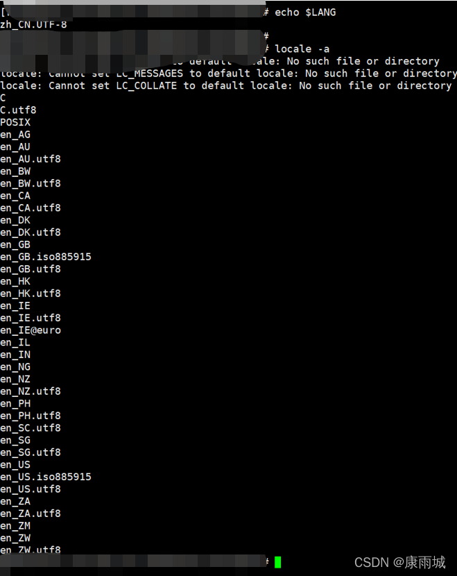 【postgresql初始化失败】initdb: invalid locale settings； check LANG and LC_* environment variables（之二 ...