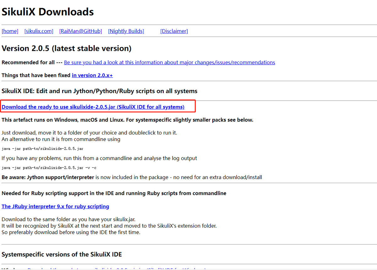 SikuliX----下载安装SikuliX_sikulix下载-CSDN博客