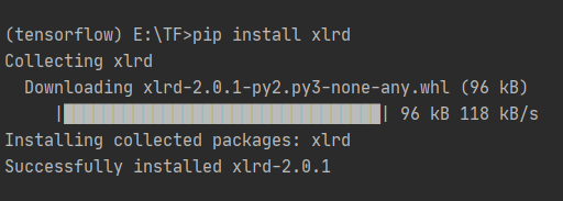 ImportError: Missing optional dependency ‘xlrd‘. Install xlrd ＞= 1.0.0 for Excel support Use pip ...