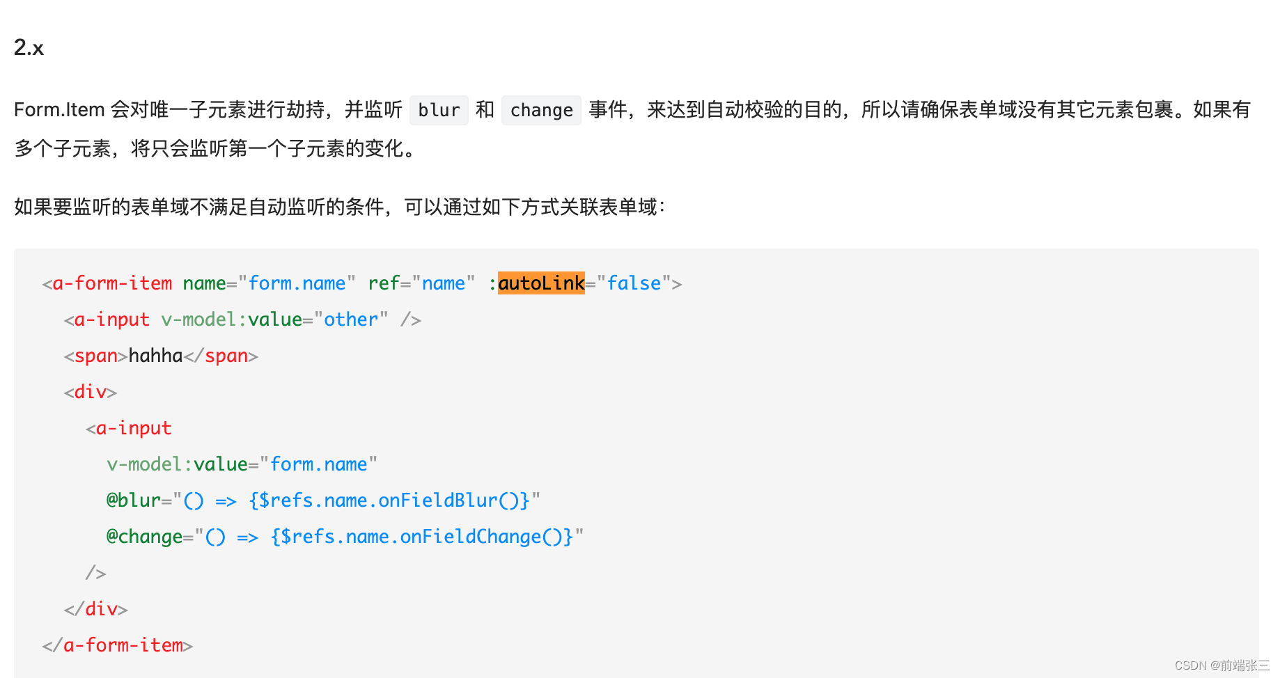 Warning: [ant-design-vue: Form.Item] FormItem can only collect one field item,you haved set ...