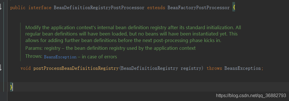Spring源码分析二：BeanFactoryPostProcessor 的处理_getbeanfactorypostprocessors()-CSDN博客