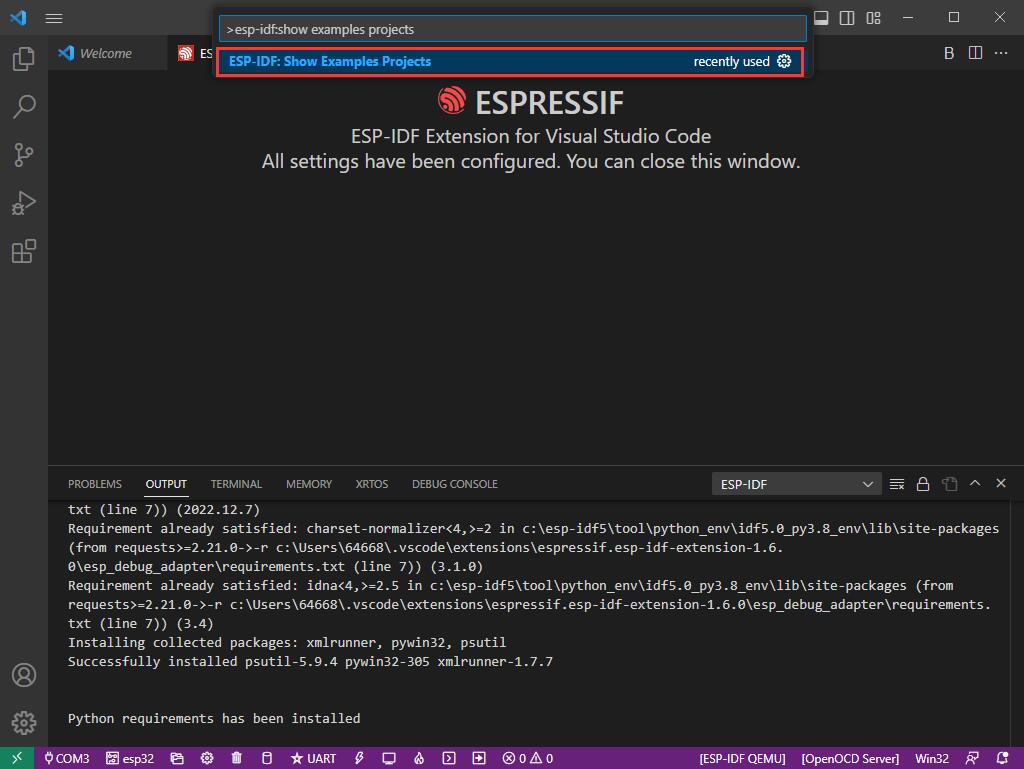 如何在VSCode搭建ESP-IDF开发ESP32_vscode esp-idf-CSDN博客