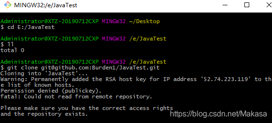 Git问题(三)Warning: Permanently added the RSA host key for IP address_warning: permanently added ...
