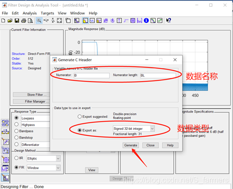 MATLAB中的FDATOOL工具箱设计FIR滤波器_matlab工具箱fdatoolfir数字滤波器设计-CSDN博客