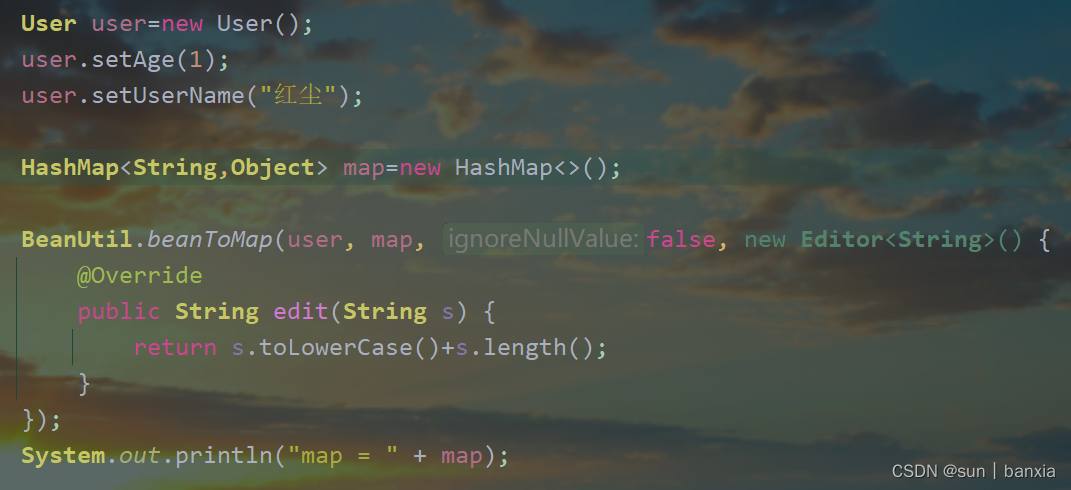hutool包下BeanUtil常用方法_beanutil.beantomap-CSDN博客