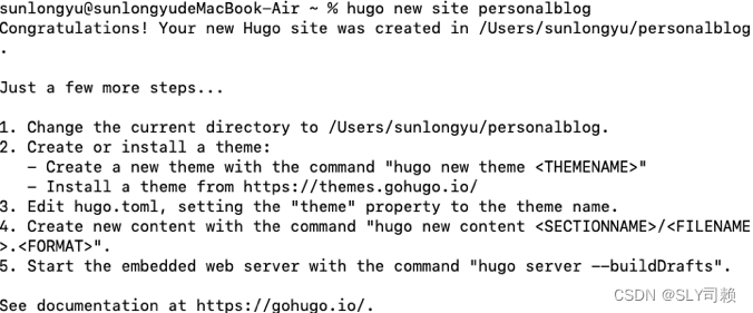 基于Hugo 搭建个人博客网站_hugo 博客-CSDN博客