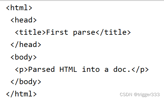Jsoup官方文档翻译 Parse a document from a String-CSDN博客
