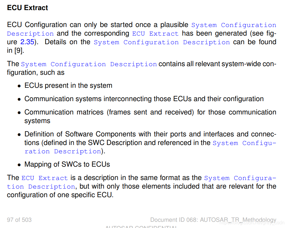 689_AUTOSAR_TR_Methodology_文档阅读15_为ECU集成软件_ecu extract-CSDN博客