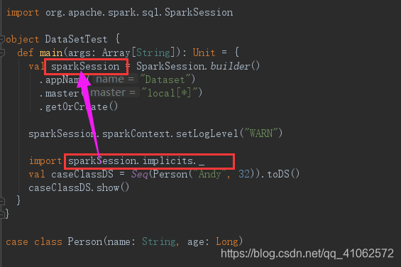 【spark】import spark.implicits._ spark显示红色，无法导入问题解决办法-CSDN博客