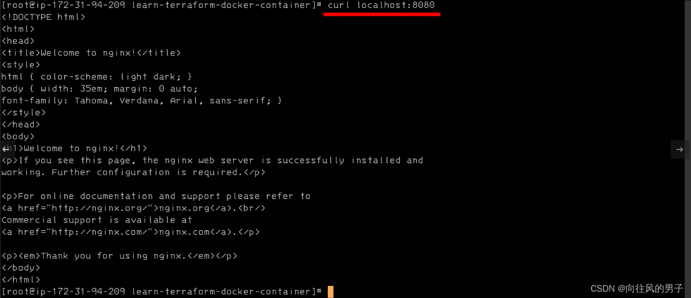 【terraform学习】terraform Docker部署快速入门(快速入门)terraform Docker Csdn博客