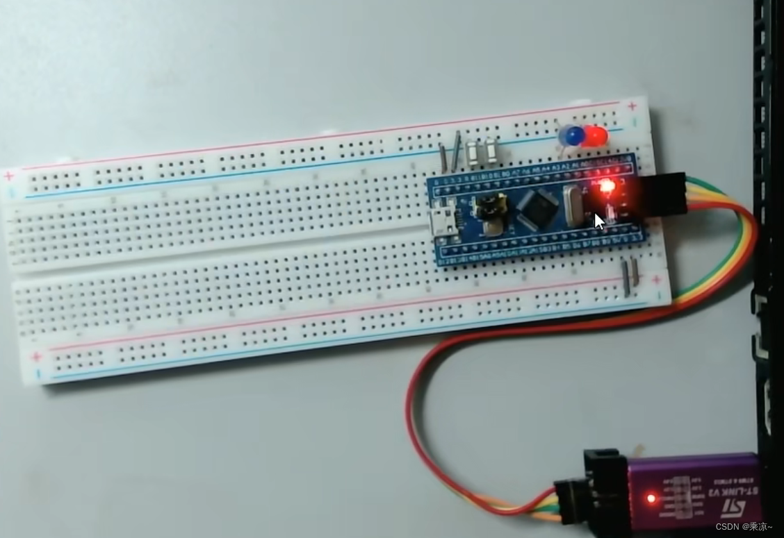 STM32单片机（三）第四节：GPIO输入练习1（按键控制LED）_stm32光敏传感器控制led程序-CSDN博客