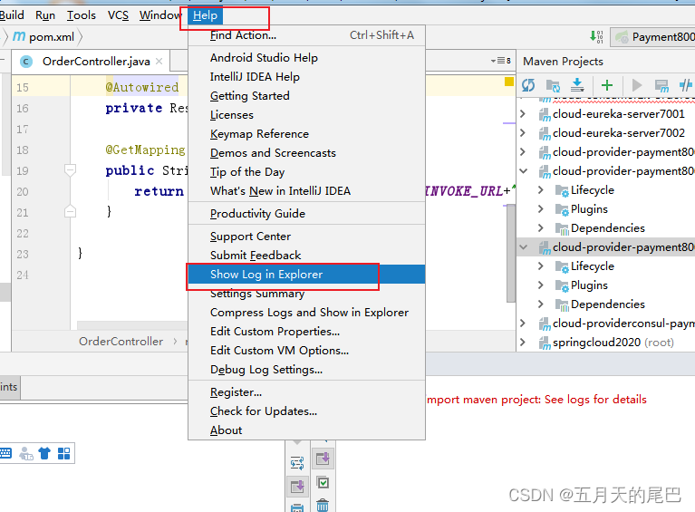 idea maven:Unable to import maven project /idea maven工程加载报错_idea unable to import maven project ...