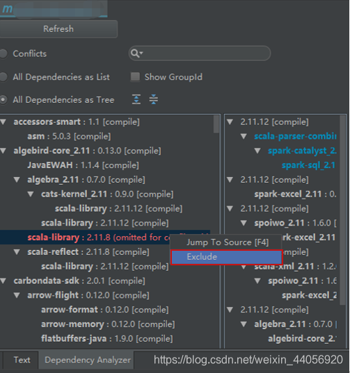【idea】maven Helper插件安装使用(分析maven依赖关系的工具,方便解决jar包冲突问题)dependency Analyzer Csdn博客