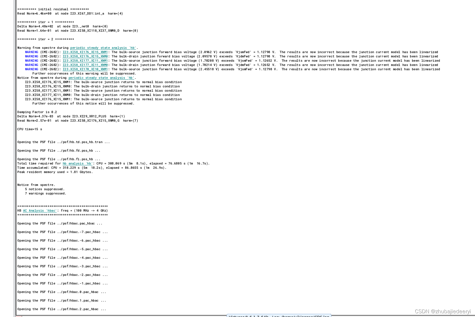 模拟/射频仿真warning求助cadence virtuoso spectre_vjsmfwd-CSDN博客