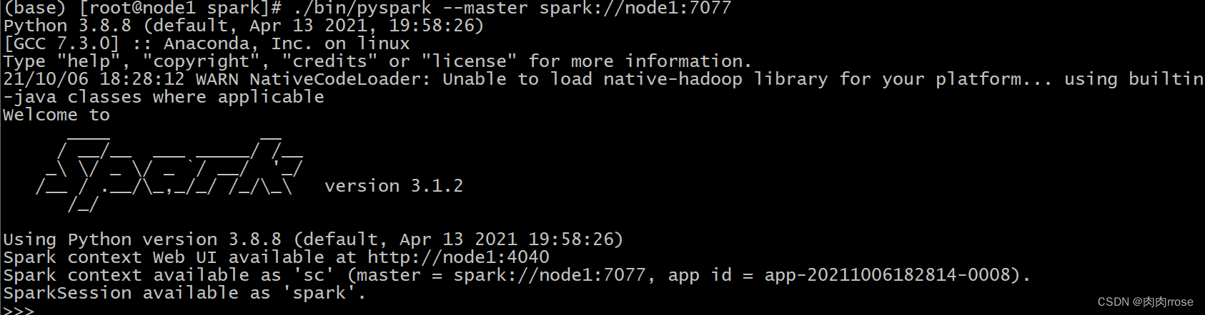 Spark Standalone集群环境_pyspark standalone-CSDN博客