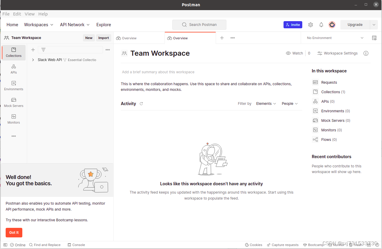 64、ubuntu20.04安装Postman测试http通信和测试其libcurl支持http客户端发送request_在ubuntu中怎么打开下载好的postman-CSDN博客