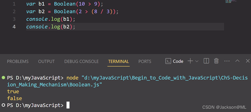 JavaScript编程基础 – 布尔值(Booleans)_js布尔值-CSDN博客