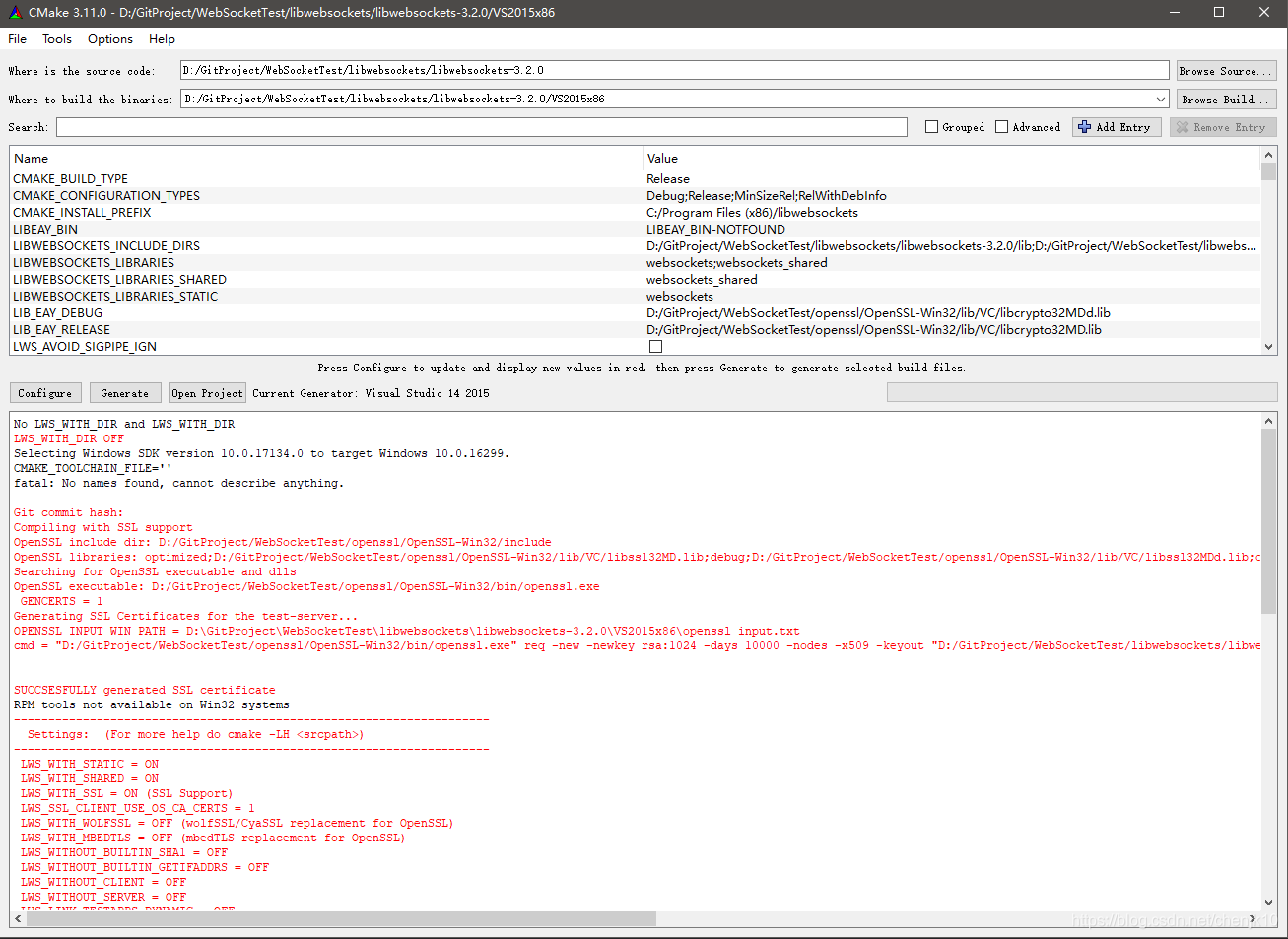VS2015编译libwebsockets+openssl_libwebsocket+release编译好的-CSDN博客