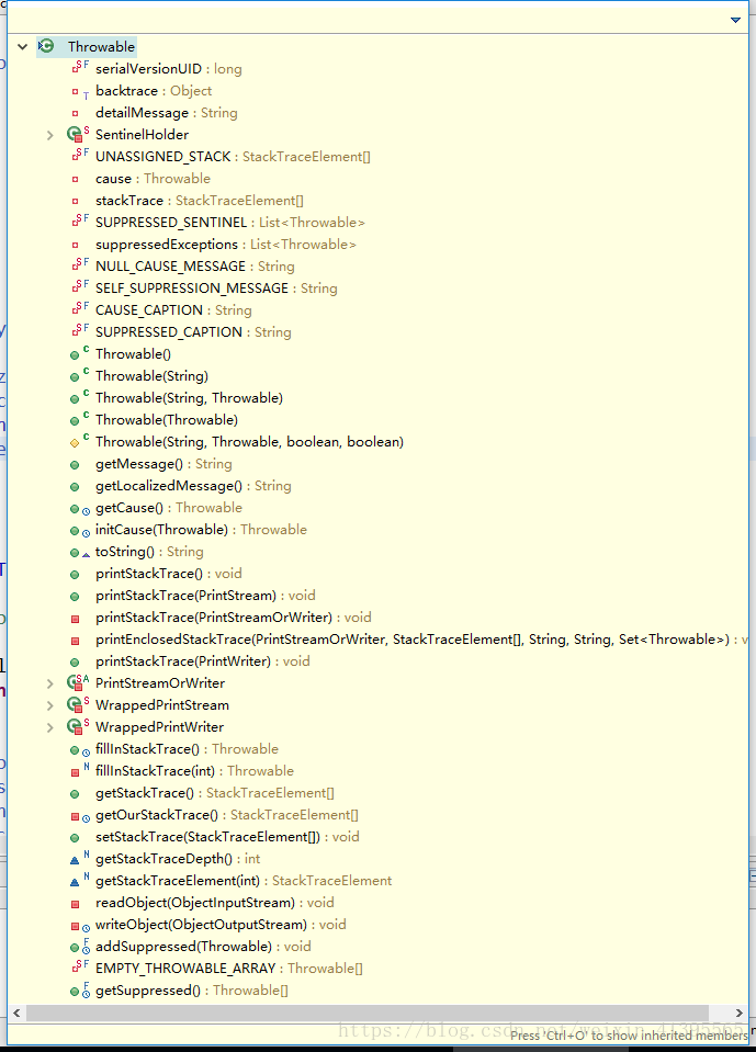 2.3 JDK源码阅读之Throwable_jdk 获取throwable的detailmessage-CSDN博客