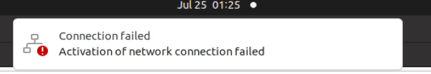 Ubuntu网络连接失败（connection failed Activation of network connection failed）-CSDN博客