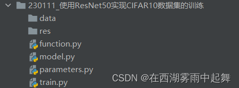 使用ResNet50实现CIFAR10数据集的训练_resnet50在cifar10上训练一轮的耗时-CSDN博客