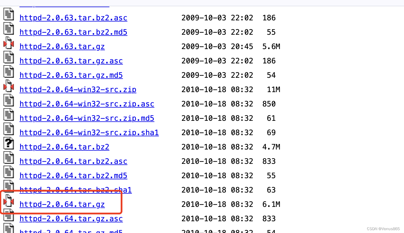 Apache指定版本下载 Appache旧版本 Csdn博客