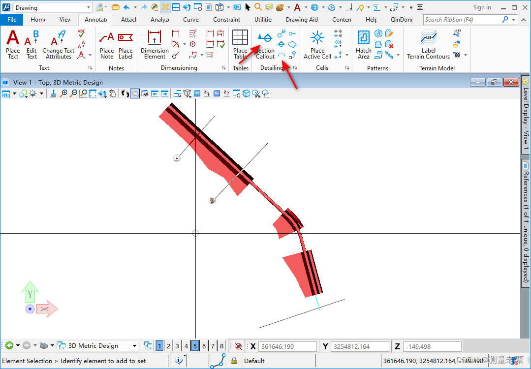 MicroStation Plan Section Callout剖断面及提取修改断面线的方法_miceostation的剖视图-CSDN博客