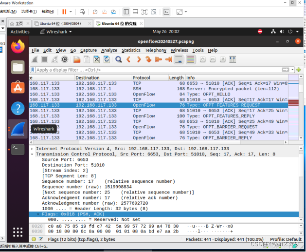 openflow协议抓包分析_openflow拓扑检测发现数据包-CSDN博客