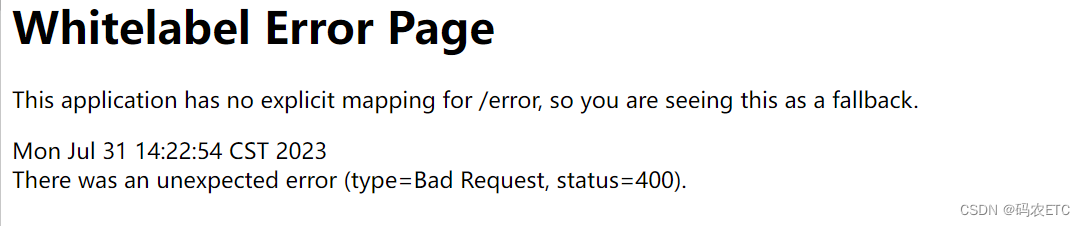 DefaultHandlerExceptionResolver : Resolved [org.springframework.web.method.annotation ...