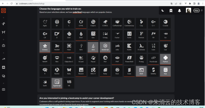 codewars另一个可以锻炼代码编程能力的网站_codewars中文网站-CSDN博客