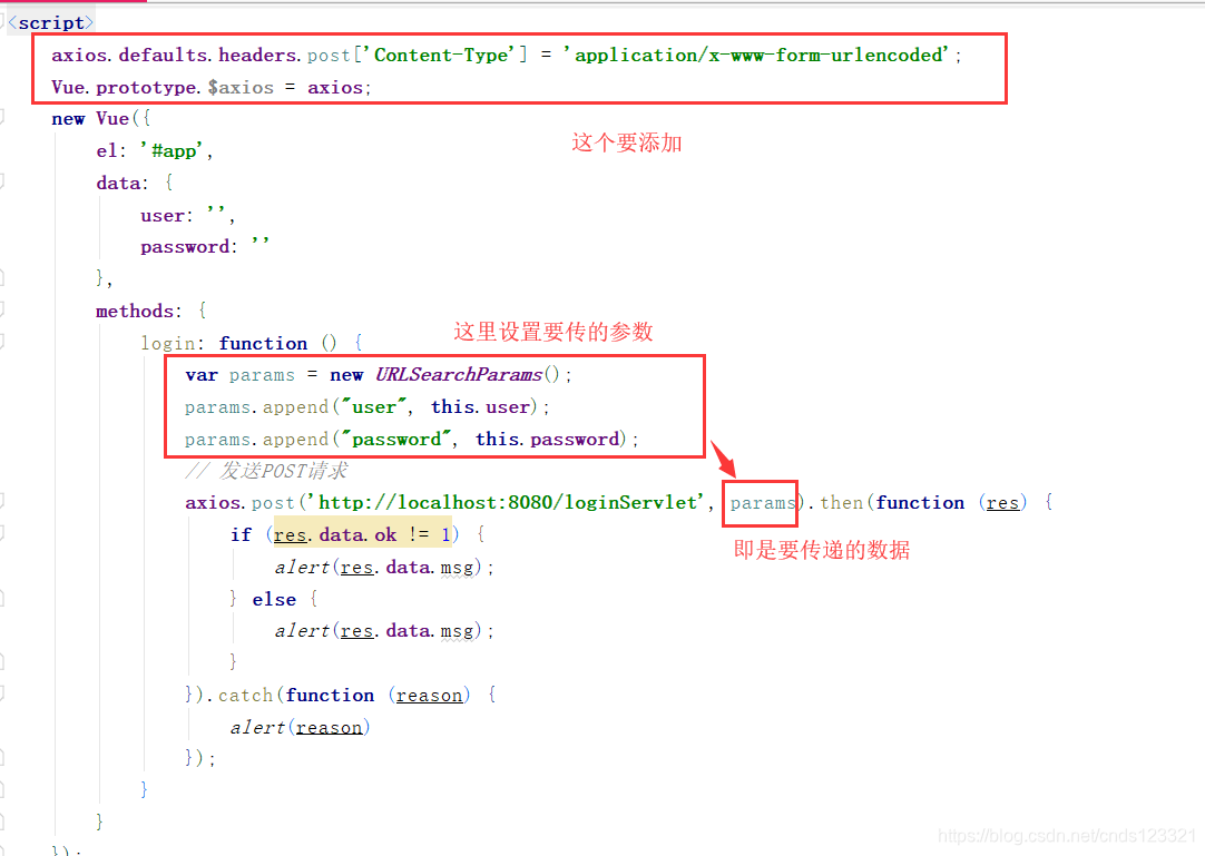 Vue的axios向后台发送post请求接收不到参数vue Axios Post No Content Csdn博客