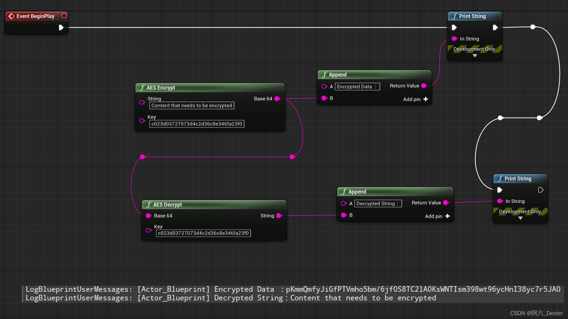 DT AES Encryption / Decryption / UE plugin description_ue dtaes-CSDN博客