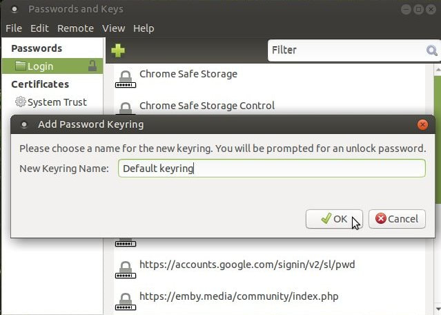 How-To Fix “Enter password to unlock your login keyring“_choose password for new keyring-CSDN博客