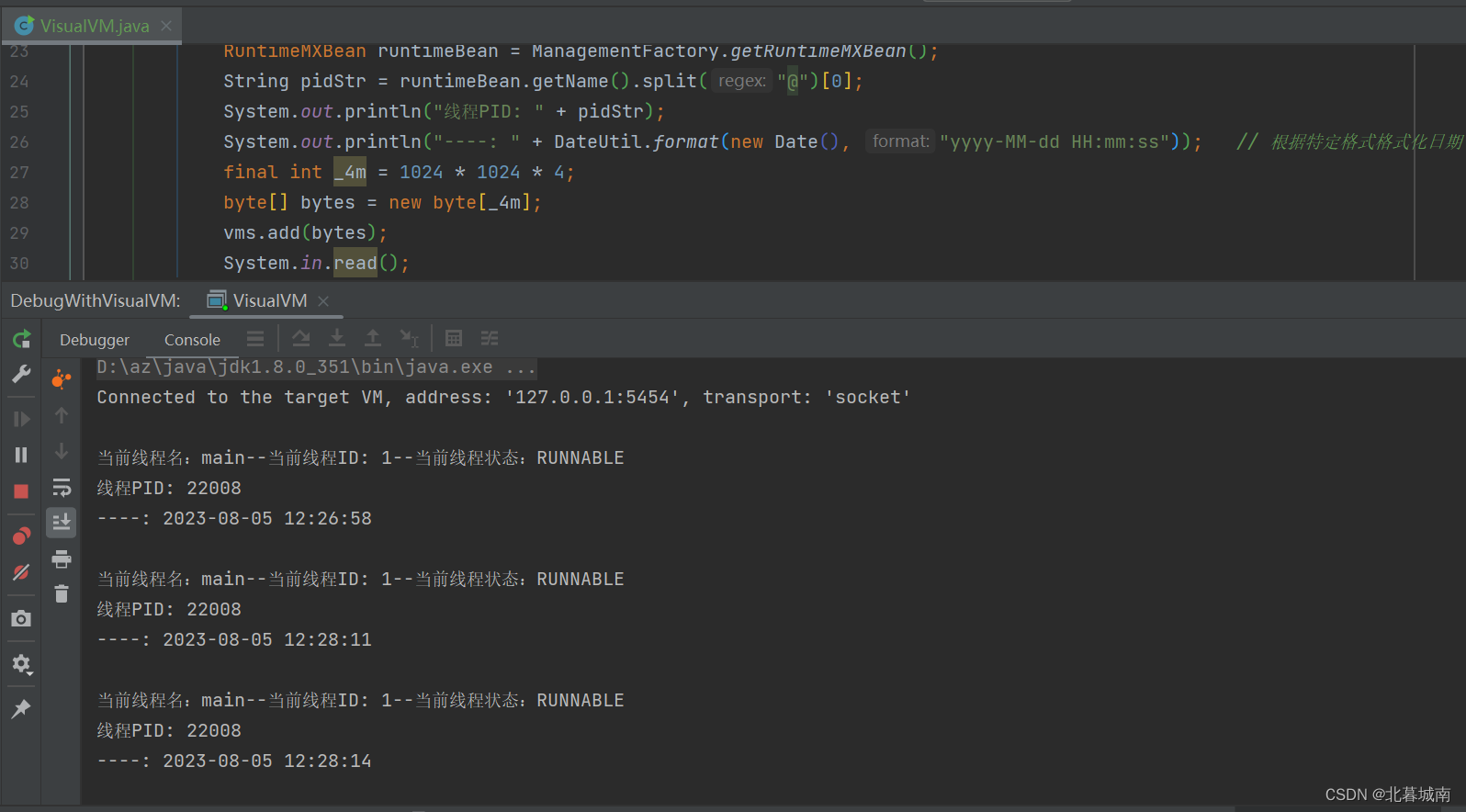 IDEA集成性能分析神器VisualVM_idea visualvm-CSDN博客