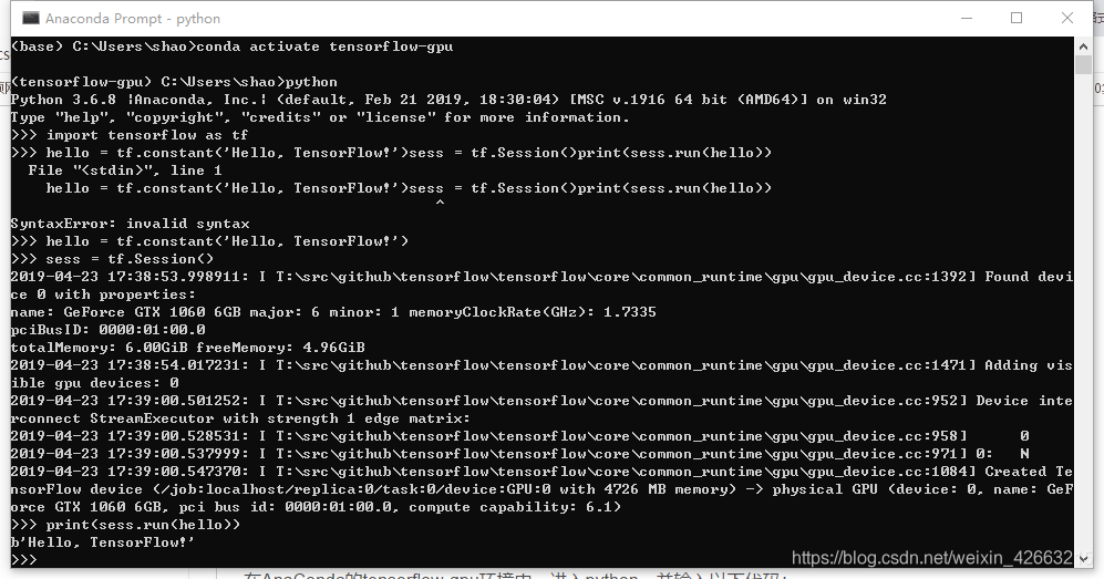 Windows10下PyCharm+Tensorflow-GPU+CUDA+CuDNN环境搭配记录心得_python tensorflow,cuda,-CSDN博客