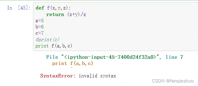 python报错：invalid syntax_python中invalid syntax-CSDN博客