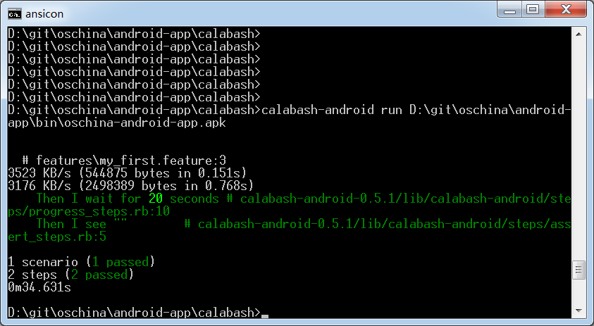 calabash-android教程,使用calabash测试开源中国Android客户端-CSDN博客