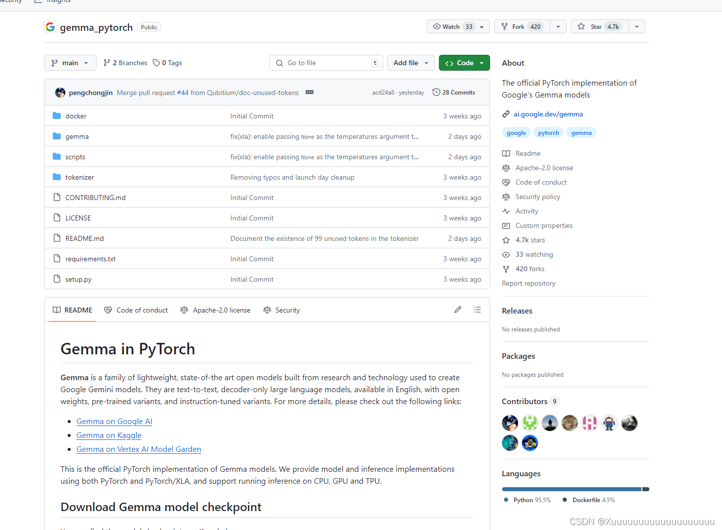 本地部署谷歌大语言模型gemma_gemma模型下载-CSDN博客