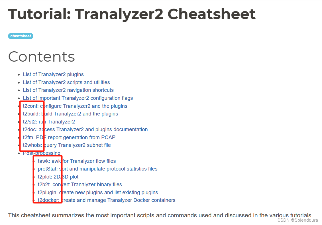 Tranalyzer2 初次使用-CSDN博客