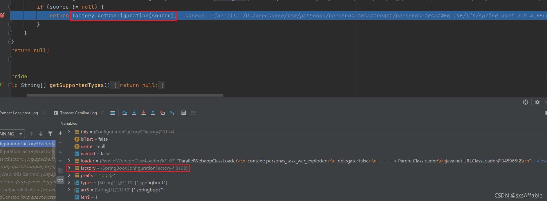 springboot-log4j启动异常(java.lang.AbstractMethodError)_caused by: java.lang.abstractmethoderror-CSDN博客
